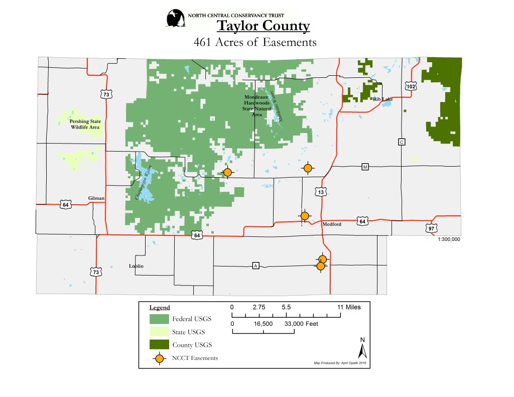 Maps of Preserved Lands | NORTH CENTRAL CONSERVANCY TRUST