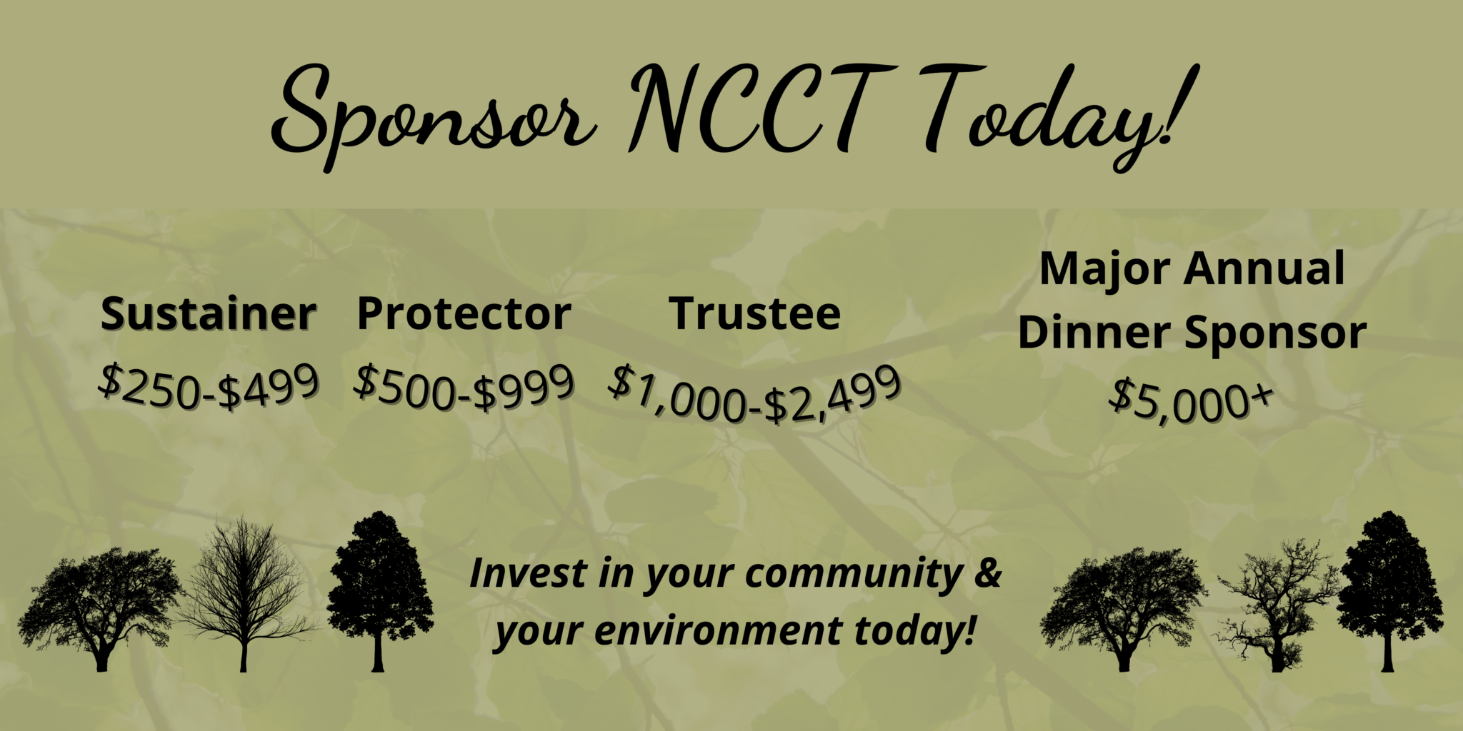 Business Sponsorship | North Central Conservancy Trust