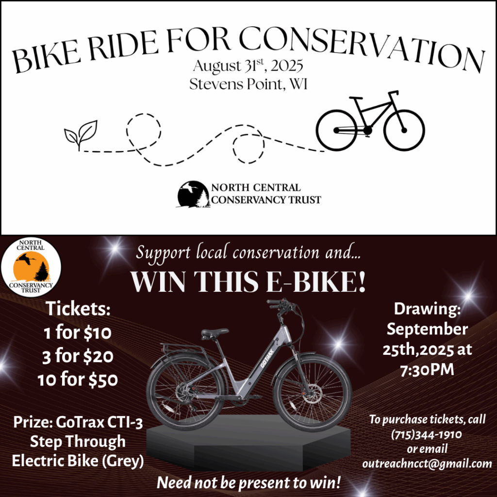 August 31st, 2025: NCCT’s Bike Ride for Conservation and E-Bike Raffle | North Central ...